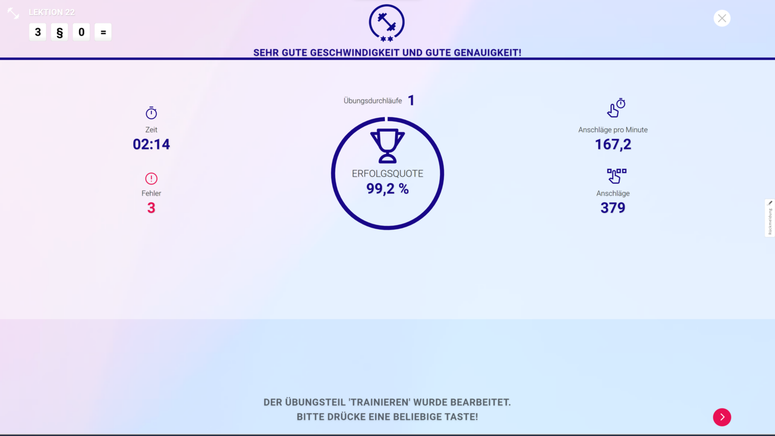 Der Goldfinger Tipptrainer – Dein 10-Finger Schreibtrainer